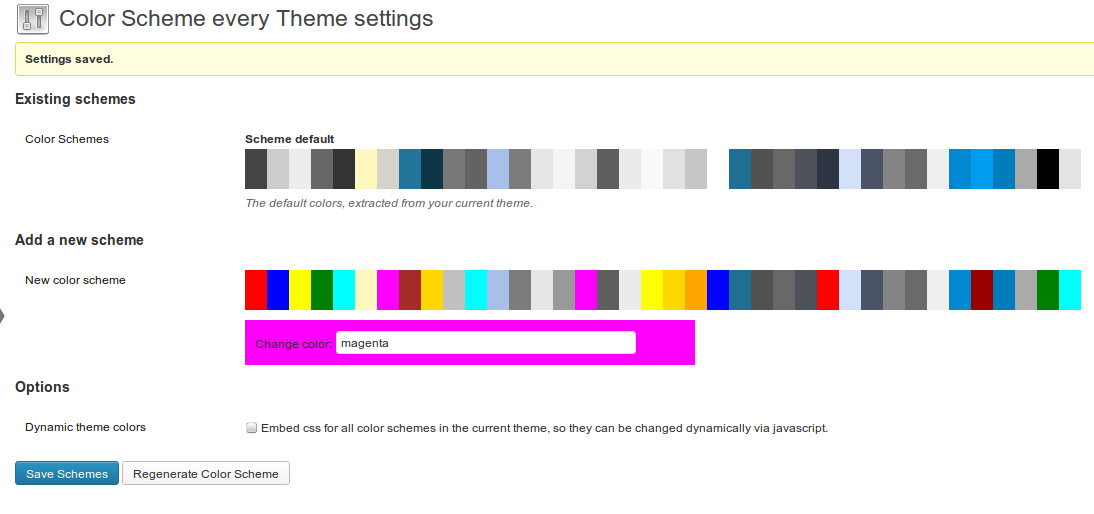 Color Scheme every Theme 2.0: Plugin Update - Daniel Auener